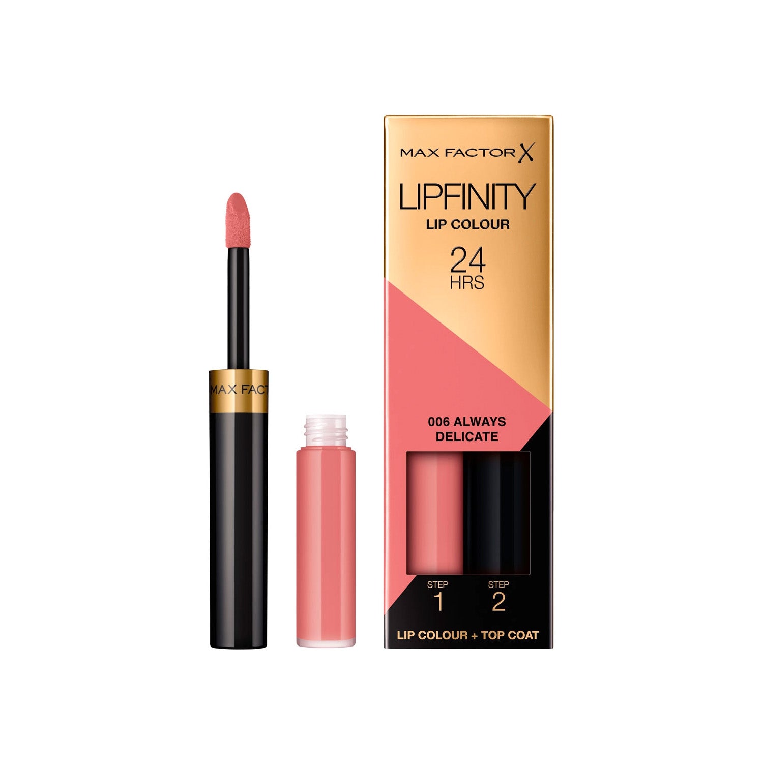 Max Factor Lipfinity Liquid Lipstick shade " Always Delicate " – Instaura